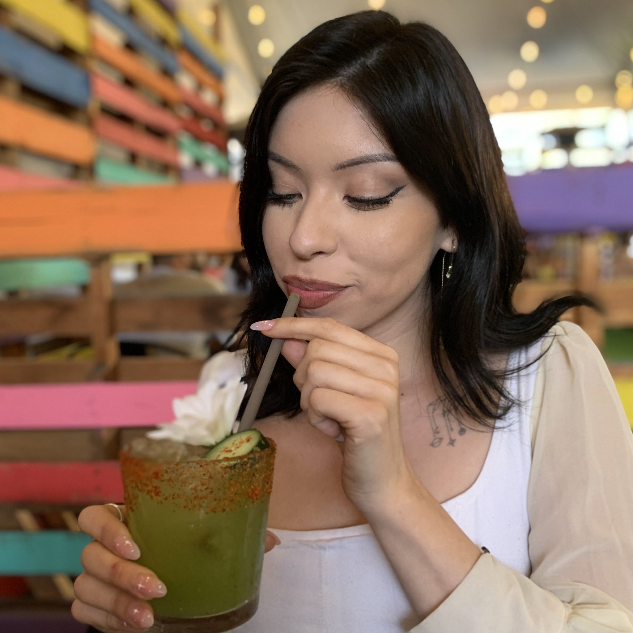 5.75" Cocktail Hemp Straws – GreenTek Planet